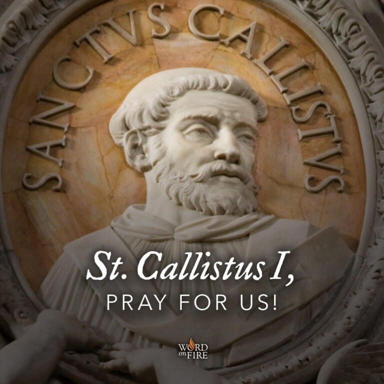 FEAST OF POPE SAINT CALLISTUS I - Prayers and Petitions