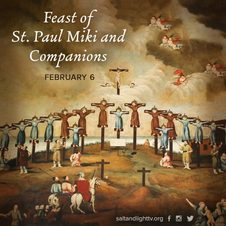 FEAST OF SAINT PAUL MIKI AND COMPANIONS, MARTYRS - 6th FEBRUARY ...