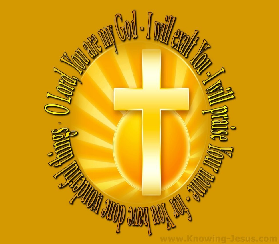 Isaiah 25 1 Prayers And Petitions