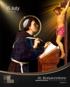 FEAST OF SAINT BONAVENTURE, BISHOP AND DOCTOR – 15th JULY - Prayers and ...