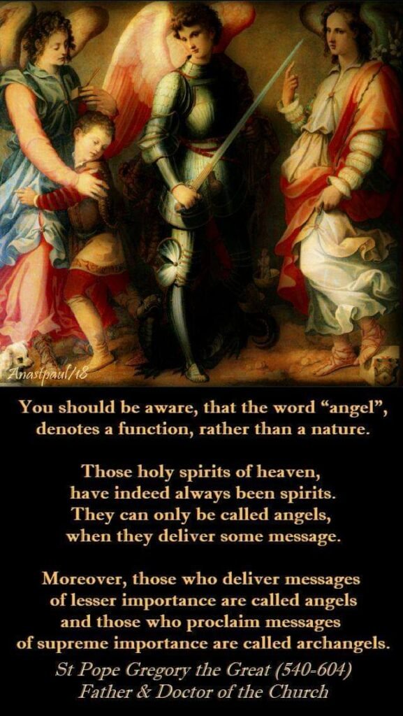 THE FEAST OF STS. MICHAEL, GABRIEL AND RAPHAEL: ARCHANGELS AND POWERFUL ...