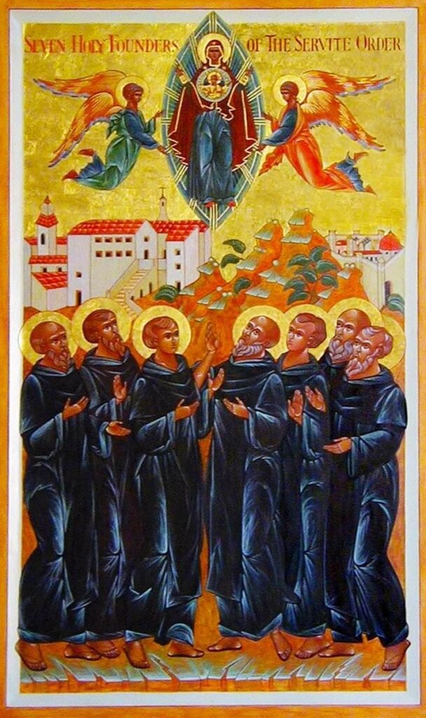 THE SEVEN HOLY FOUNDERS OF THE ORDER OF SERVITES – 17th FEBRUARY ...