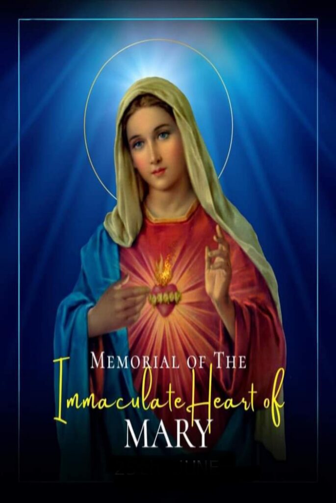 FEAST OF THE IMMACULATE HEART OF MARY - Prayers and Petitions