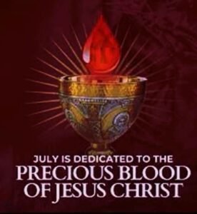 DEVOTION OF THE MONTH OF JULY TO THE MOST PRECIOUS BLOOD OF JESUS ...