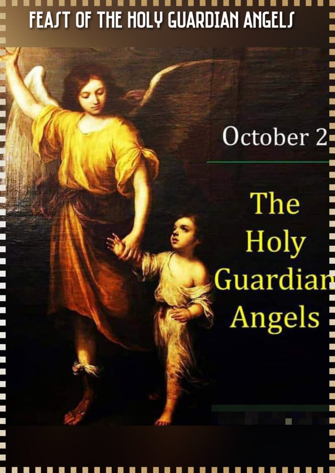 FEAST OF THE GUARDIAN ANGELS – 2nd OCTOBER - Prayers and Petitions