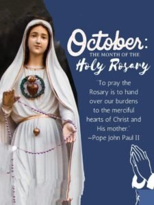 DEVOTION OF THE MONTH OF OCTOBER TO THE MOST HOLY ROSARY OF THE BLESSED ...