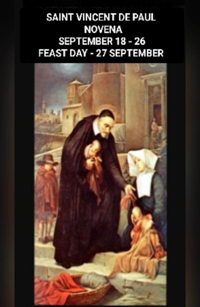 SAINT VINCENT DE PAUL NOVENA PRAYERS - Prayers and Petitions